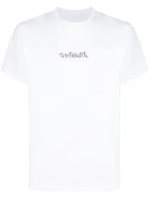 MAHARISHI Logo-print Organic Cotton T-shirt - White