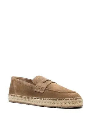 GIANVITO ROSSI Round-toe Espadrilles - Brown