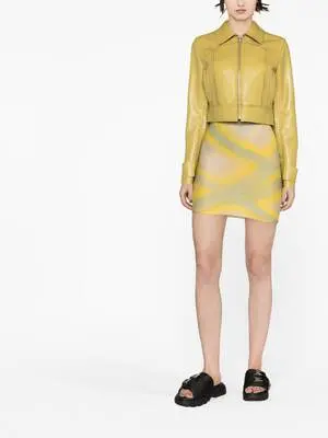 Rick Owens High-waisted Graphic-print Skirt