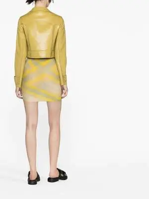 Rick Owens High-waisted Graphic-print Skirt