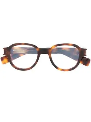 Saint Laurent Tortoiseshell Glasses - Brown