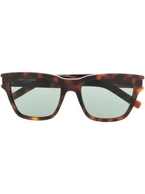 Saint Laurent Wayfarer-frame Sunglasses - Brown