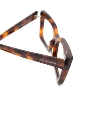 Saint Laurent Tortoiseshell Square Glass Frames