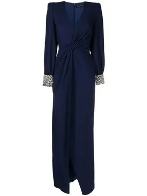 Jenny Packham Crystal-embellished Gown