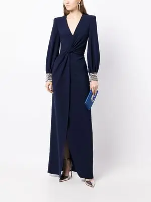 Jenny Packham Crystal-embellished Gown