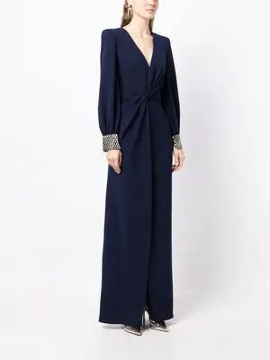 Jenny Packham Crystal-embellished Gown