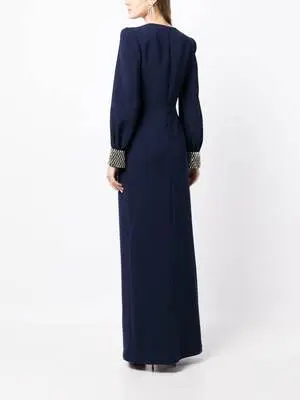 Jenny Packham Crystal-embellished Gown