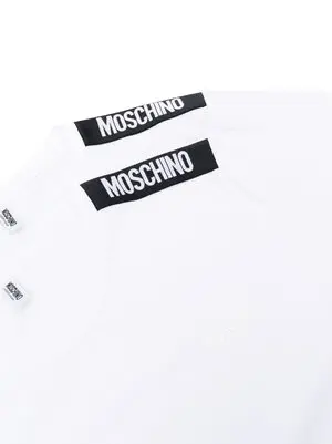 Moschino Two-pack Logo-patch T-shirts