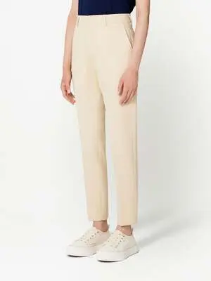 AMI Paris High-waist Tailored Trousers - Neutrals