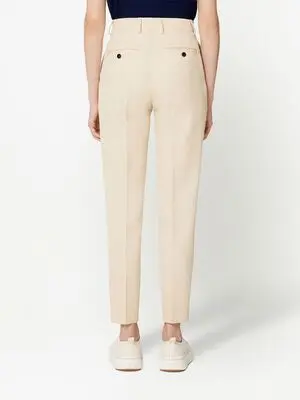 AMI Paris High-waist Tailored Trousers - Neutrals