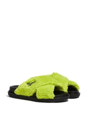 Marni Embroidered Logo Sandals