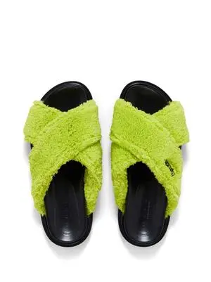 Marni Embroidered Logo Sandals