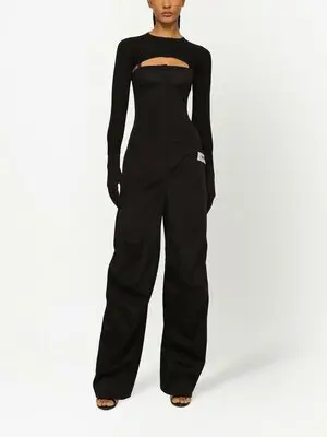 Dolce & Gabbana Cropped Button-fastening Cardigan