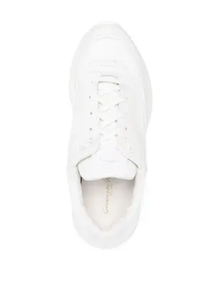 GIANVITO ROSSI 24 Lace-up Sneakers - White