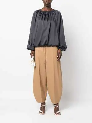 BLANCA VITA Satin Blouse