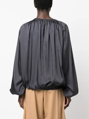 BLANCA VITA Satin Blouse