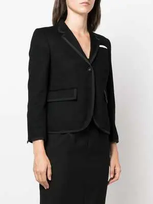 Thom Browne Single-breasted Blazer - Black