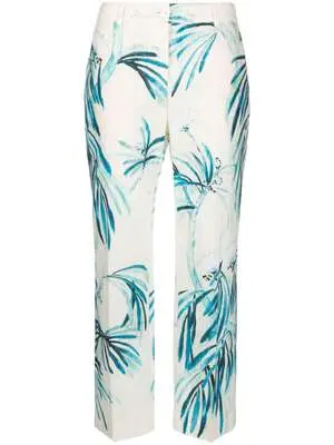 F.R.S FOR RESTLESS SLEEPERS Mid-rise Straight-leg Trousers - White