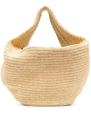 Khaite Large Olivia Raffia Tote Bag