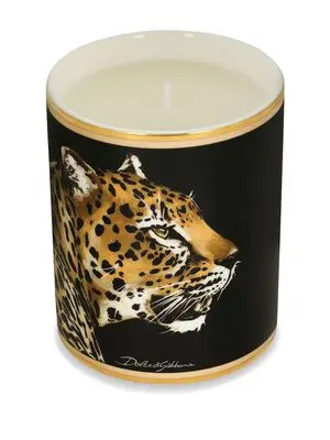 DOLCE & GABBANA CASA Leopard-print Scented Candle