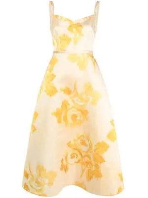 Emilia Wickstead V Neck Dresses
