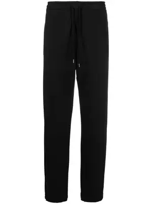 424 Drawstring-waist Cotton Track Pants - Black