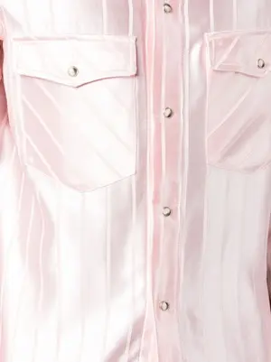 WINNIE N.Y.C Stripe-print Shirt - Pink