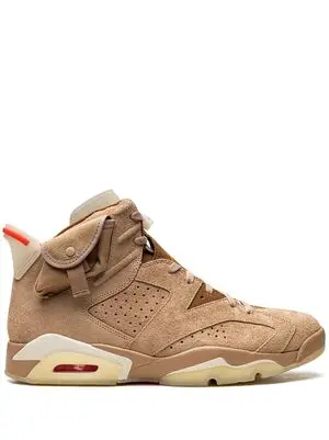 JORDAN X Travis Scott Air Retro Sp British Khaki Sneakers - Neutrals