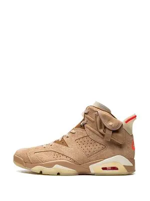 JORDAN X Travis Scott Air Retro Sp British Khaki Sneakers - Neutrals
