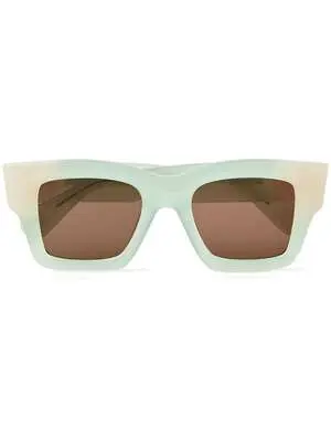 Jacquemus Baci Square-frame Sunglasses Light Green