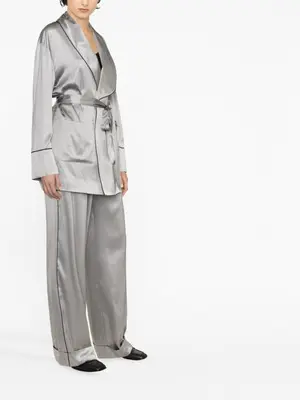 Dolce & Gabbana Belted Satin Jacket