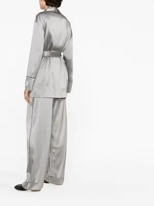 Dolce & Gabbana Belted Satin Jacket