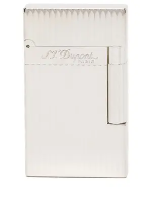 S.t. Dupont Logo-engraved Lighter - Silver