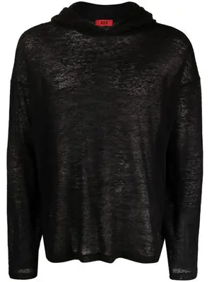 424 424 Mesh Long-Sleeve Hoodie