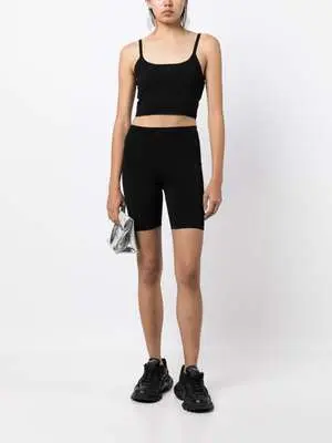 Alexander Wang Logo Print Elasticated Shorts