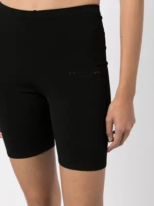 Alexander Wang Logo Print Elasticated Shorts