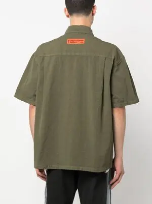 Heron Preston Logo-patch Short-sleeve Shirt
