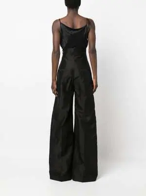 Rick Owens High-waist Wide-leg Trousers - Black