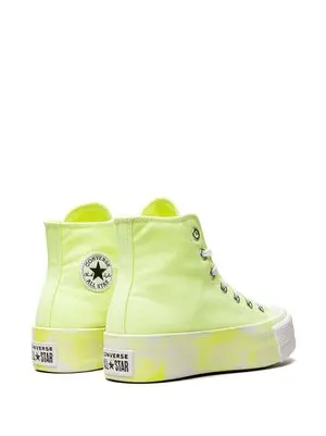 CONVERSE Chuck Taylor All Star Lift Hi Sneakers - Yellow