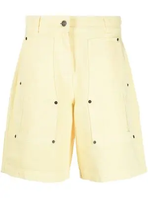 Palm Angels Embroidered Palm Tree Shorts