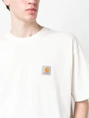 Carhartt Work In Progress Nelson Logo-patch Short-sleeve Cotton T-shirt