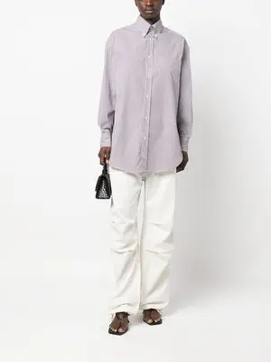 BLANCA VITA Striped Oversized Shirt