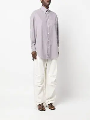 BLANCA VITA Striped Oversized Shirt