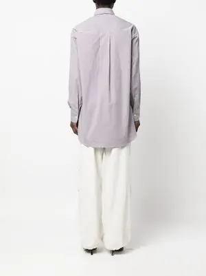 BLANCA VITA Striped Oversized Shirt