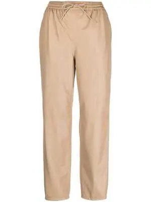 YVES SALOMON Straight-leg Lambskin Trousers