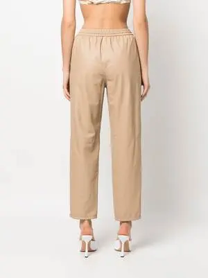 YVES SALOMON Straight-leg Lambskin Trousers