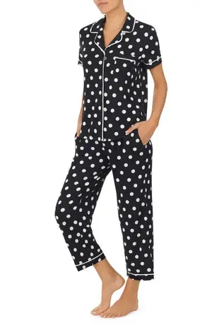 Kate Spade New York Print Short Sleeve Pajamas - Dot