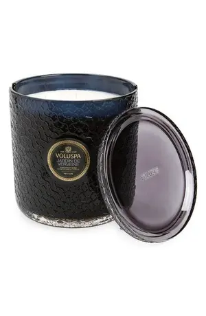Voluspa Jardin De Verveine 5-wick Hearth Candle - Black Tones