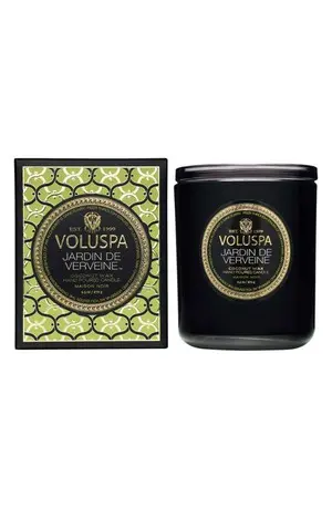Voluspa Jardin De Verveine Boxed Classic Candle - Black Tones