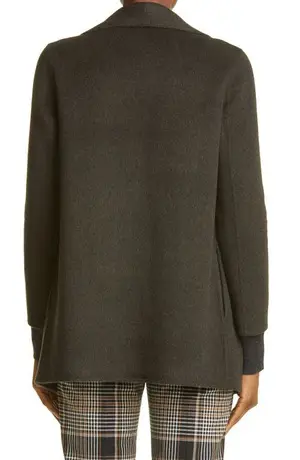 Theory Clairene Luxe Shawl Collar Coat